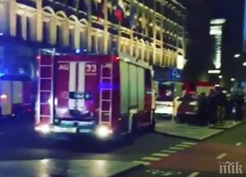 ПОЖАР Гори Централната банка на Русия в Москва ВИДЕО Информационна