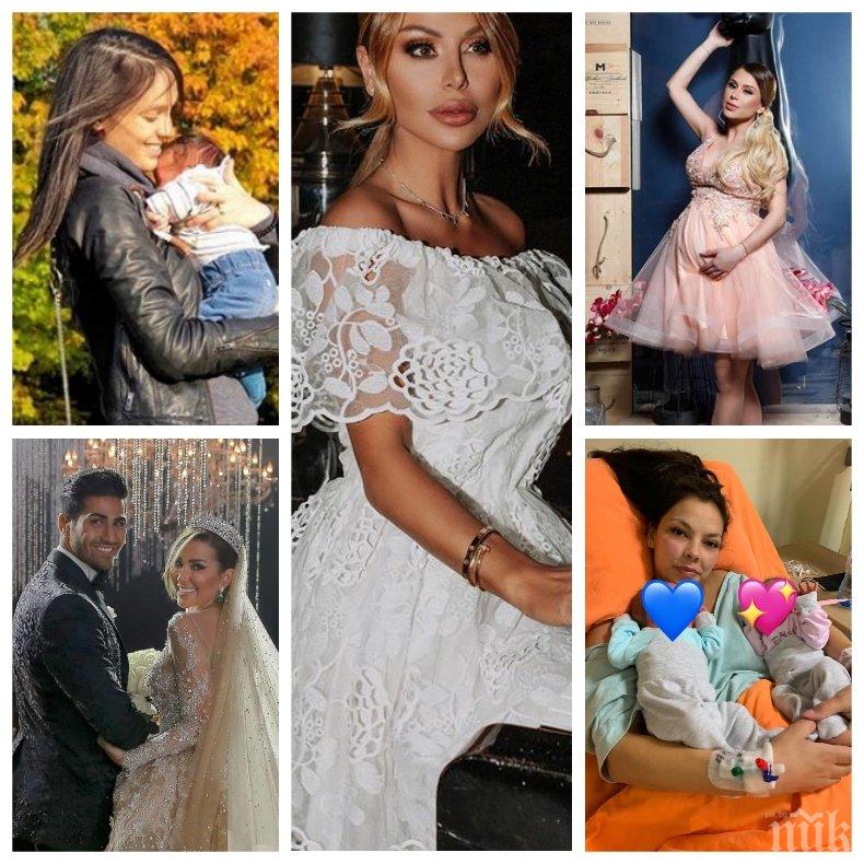 ГОРЕЩО В ПИК 3 пеленачета проплакаха милионери две звездни мами родиха близнаци вижте кои са