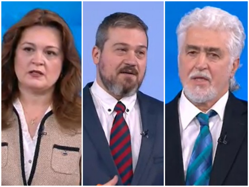 ГОЛЯМ СКАНДАЛ В ЕФИР Кандидат депутати на ВОЛЯ НФСБ и ВМРО съсипаха на дебат човек на Манолова