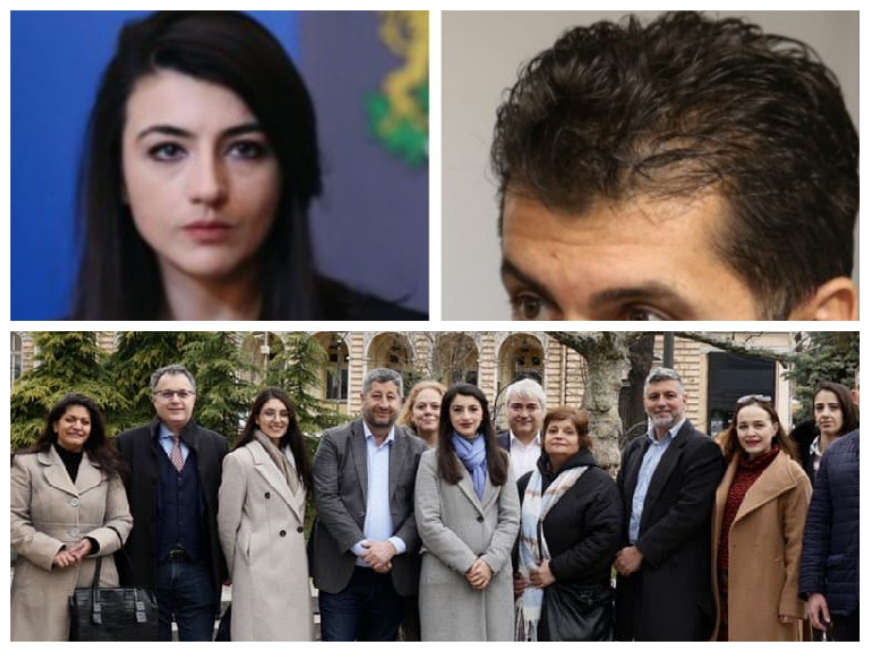 ГОРЕЩО В ПИК Лена и Христо Иванов регистрираха листата на ПП ДБ в София Бориславова се закани