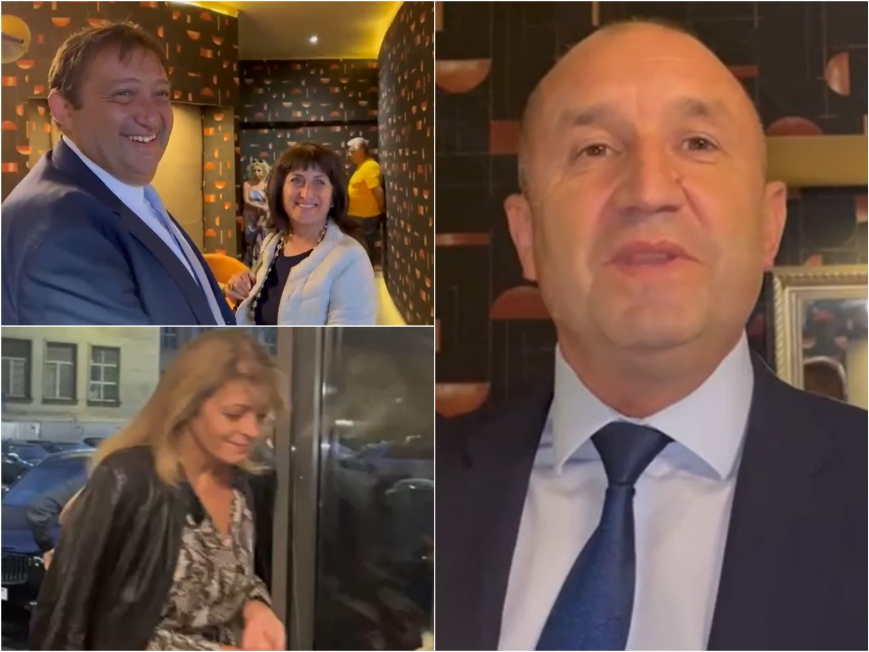 САМО В ПИК Радев заведе жена си на пищно парти за юбилея на Шишков