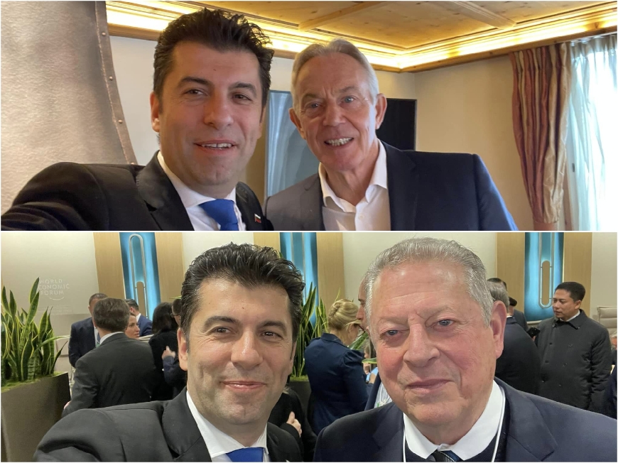 ПЪЛЕН ПОТРЕС Киро като ловец на звезди на форума в Давос спира световни лидери за да си