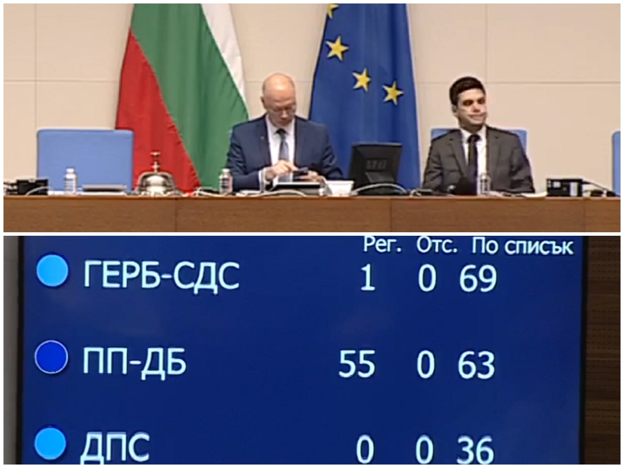 ГОРЕЩО В ПИК Tv Депутатите събраха кворум от втория път ГЕРБ и ДПС