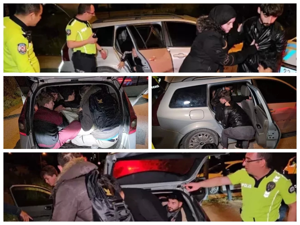 ПОЛИЦЕЙСКИ ЕКШЪН България в афера за трафик на мигранти наша кола с нелегални чужденци в