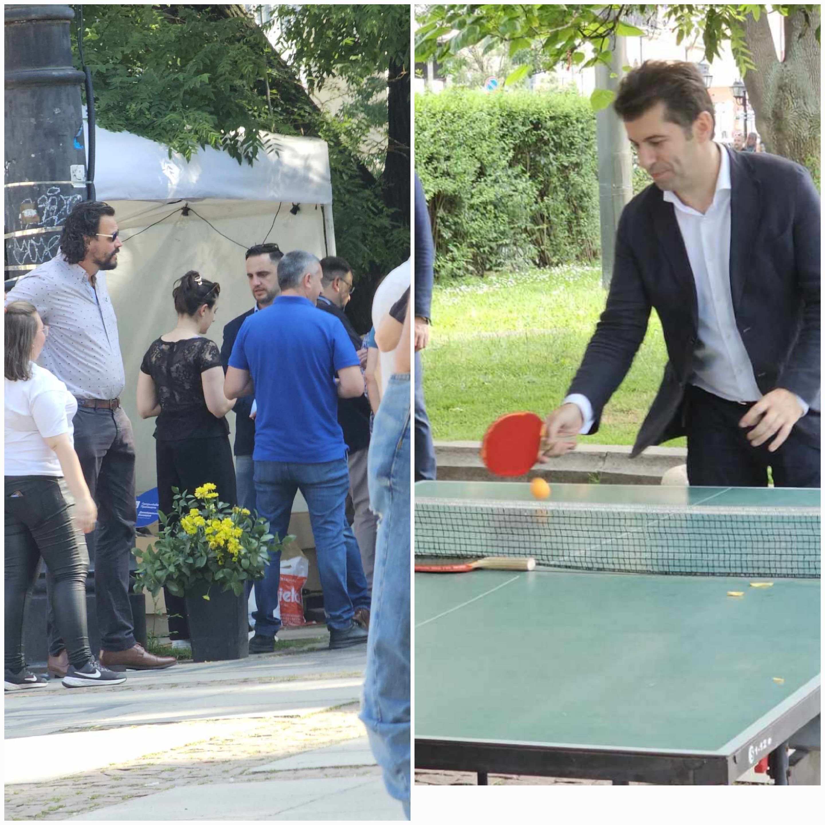 САМО В ПИК Киро цъка тенис пред Народния а Лена си показа сутиена Колтуклиева я попита чие е