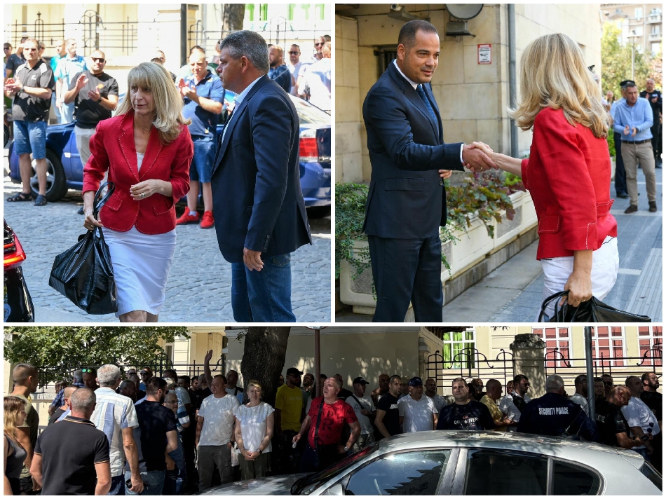 ГОРЕЩО В ПИК Горица Кожарева и Калин Стоянов на среща в МВР полицаи отново се събраха в