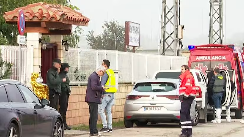 Поне 10 души са овъглени при пожар в старчески дом в Испания СНИМКИ