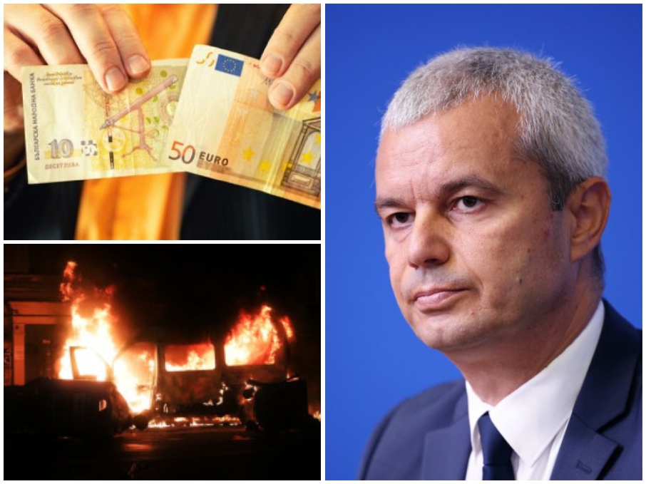 СТРАШЕН СКАНДАЛ В ПАРЛАМЕНТА Костадин Костадинов плаши с палежи заради еврото БСП и