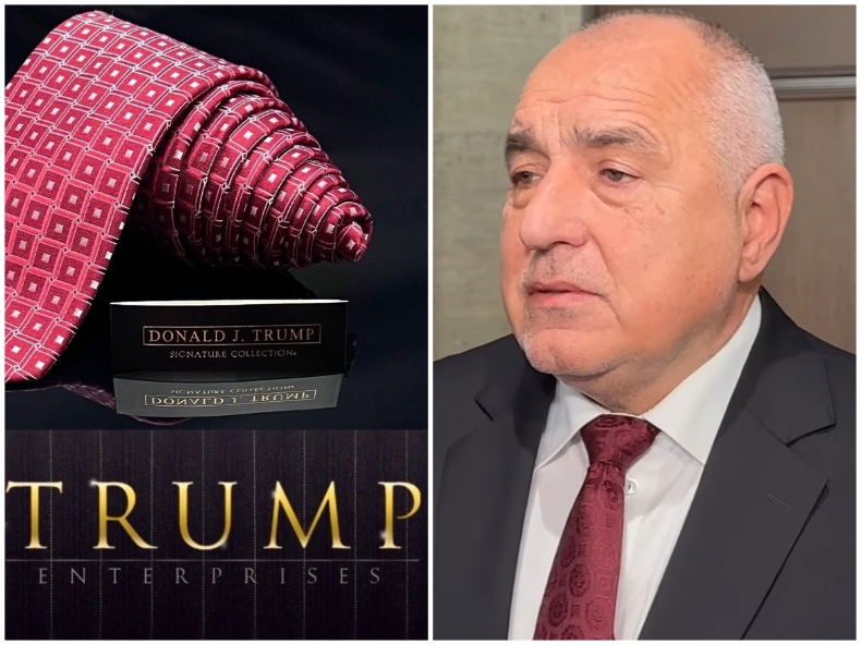 СТИЛ Борисов удари в земята мъжете в парламента появи се с вратовръзка на Тръмп