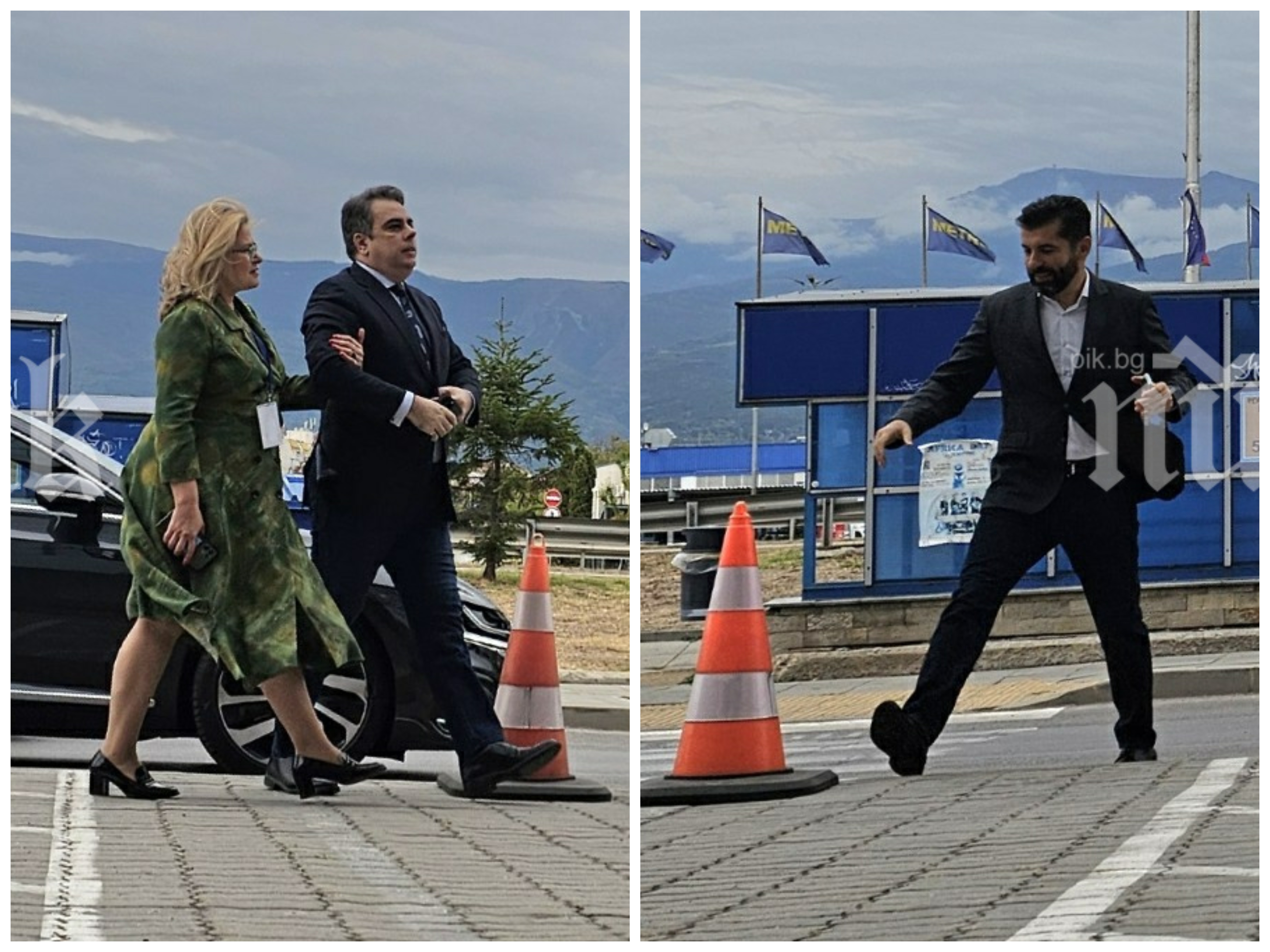 САМО В ПИК Асен Василев влезе като на парад на Общото събрание на ПП със сочна блондинка под